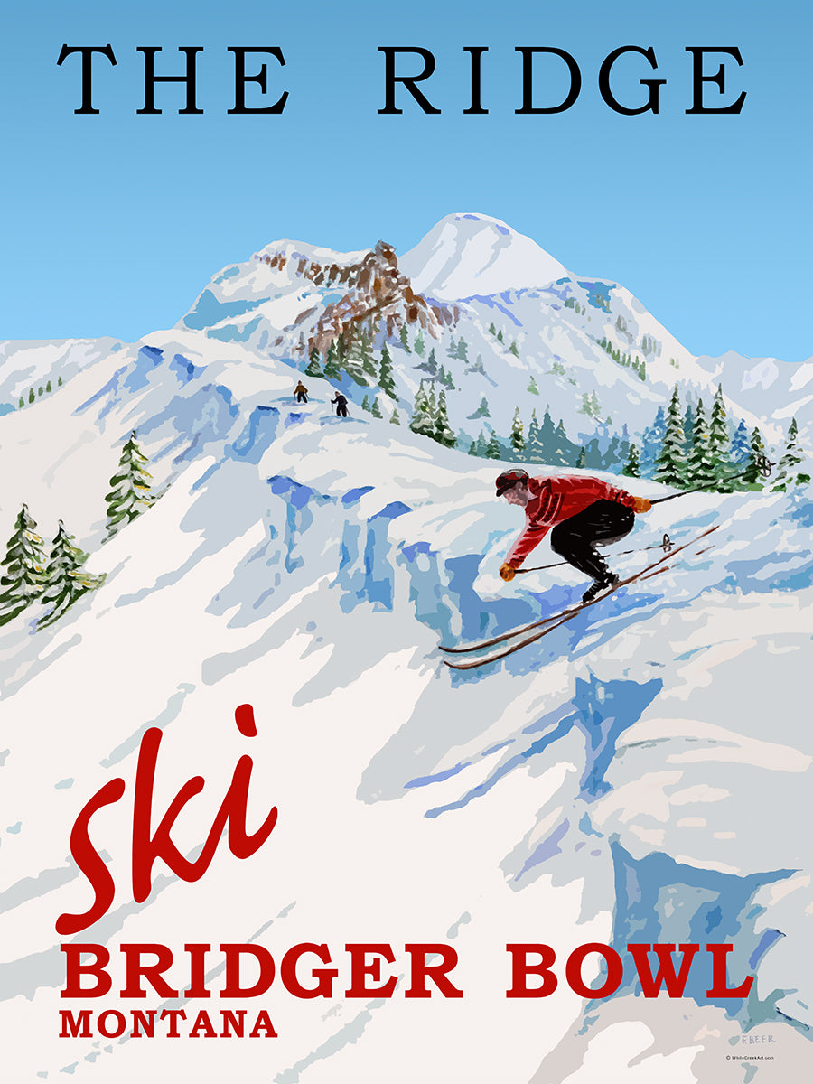 Bridger Bowl Poster – Bridger Bowl Ski Area Retail
